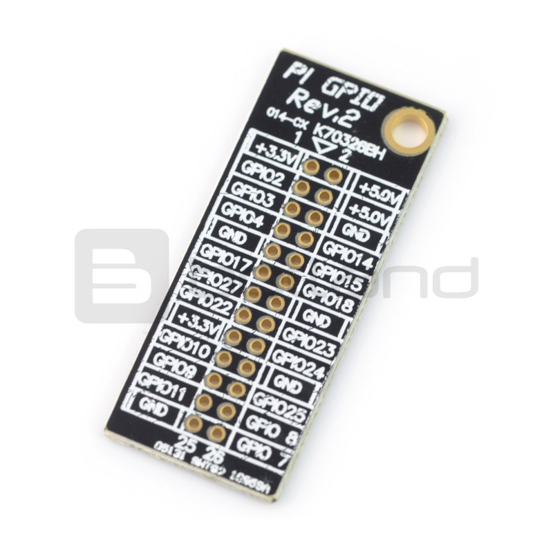 GPIO information pad for Raspberry Pi 1A / 1B - Electronic components parts