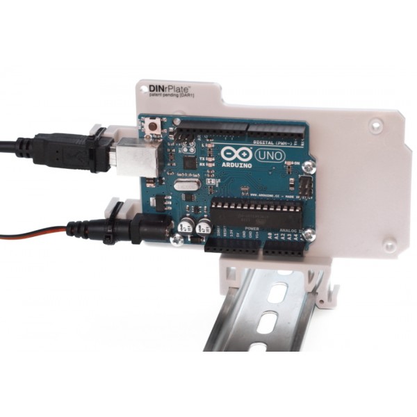 DIN Rail holder for Arduino Uno / Mega - Electronic components parts