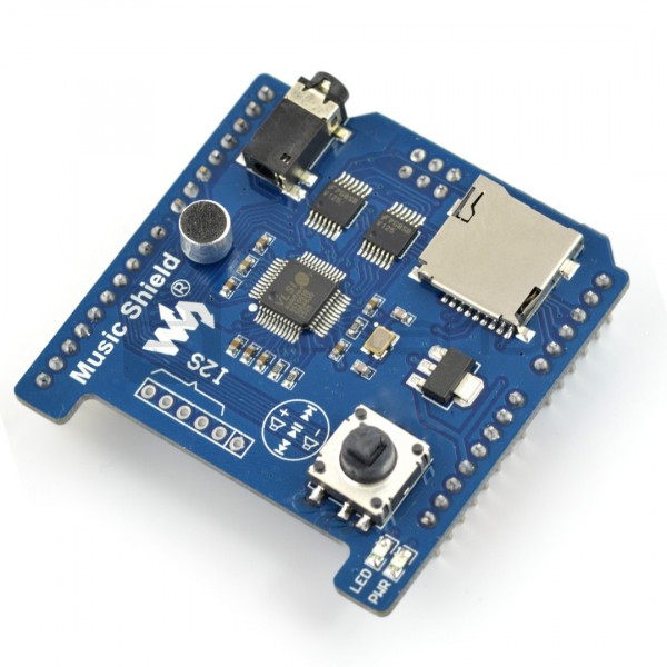 Waveshare VS1053B MP3 - Music Shield for Arduino* - Electronic ...