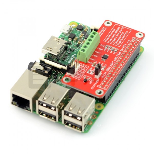 ADC 16-bit converter - 4-channel ADS1115 - - Electronic components parts