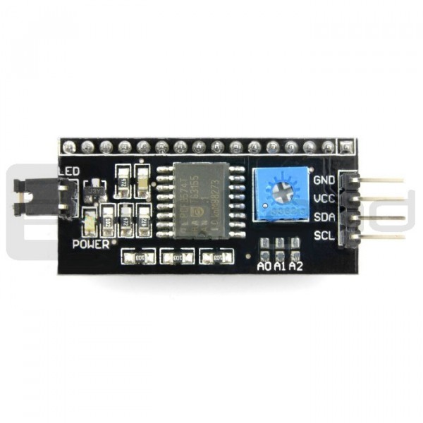 I2C converter for HD44780 LCD display* - Electronic components parts