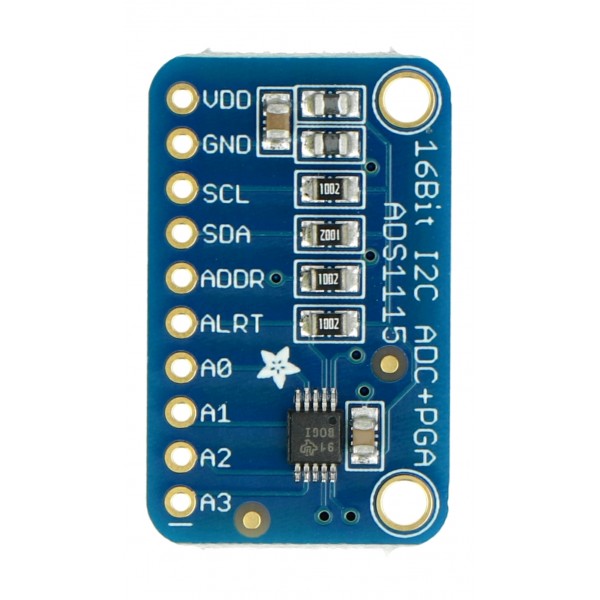 ADS1115 16-Bit ADC - 4 Channel with Programmable - Electronic ...