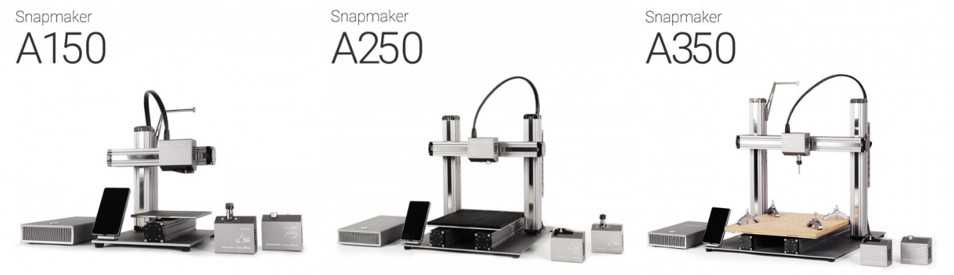 Wielka trójca z Kickstarter. Snapmaker 2.0 A150, 250, A350 - porównanie ...