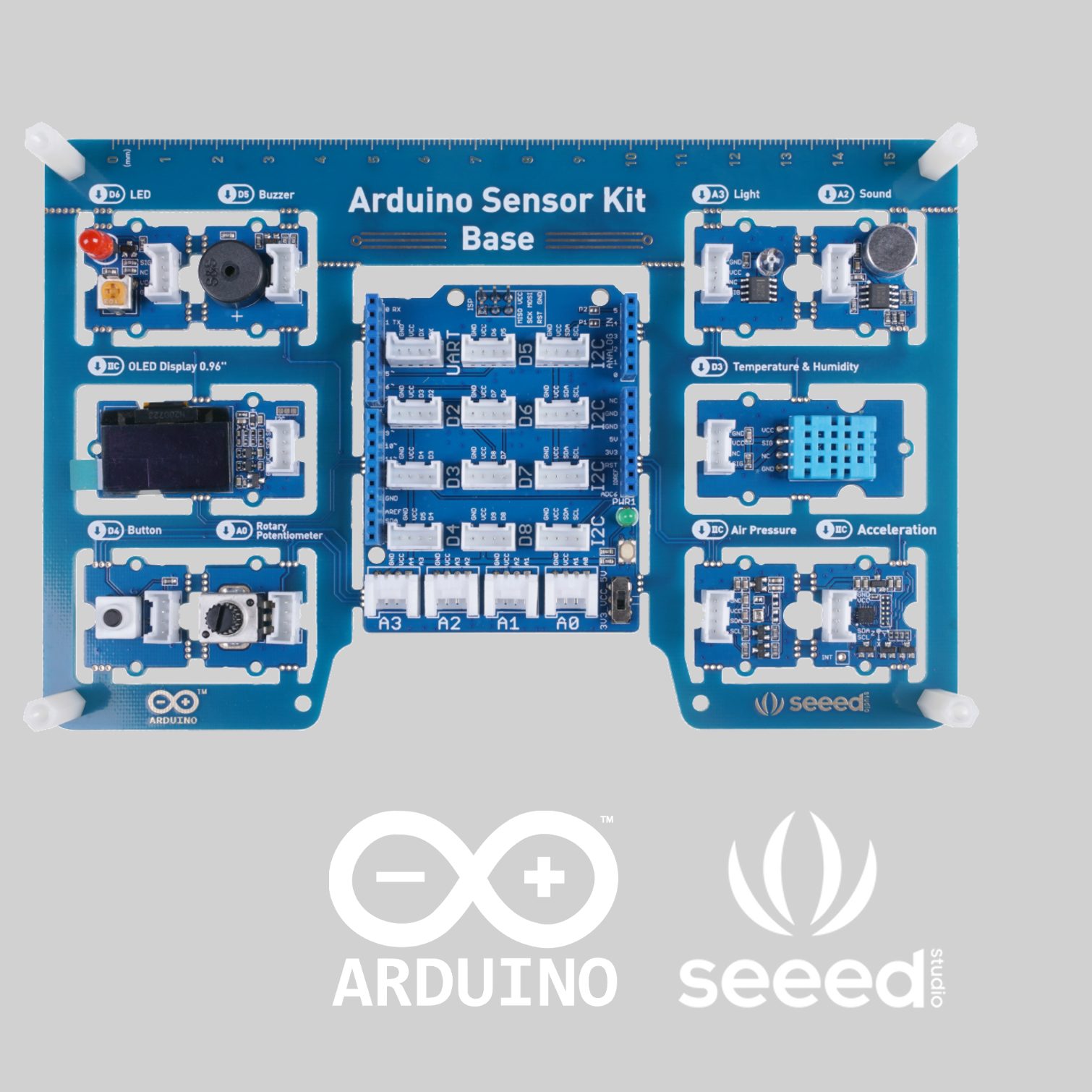 Nadchodzą czujniki Arduino Sensor Kit. 10 modułów z Arduino UNO na ...