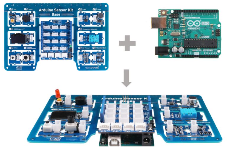 Nadchodzą czujniki Arduino Sensor Kit. 10 modułów z Arduino UNO na ...