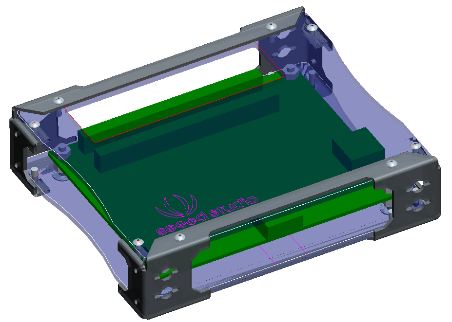 Skeleton Box - obudowa na Raspberry Pi Compute Botland - Sklep dla ...